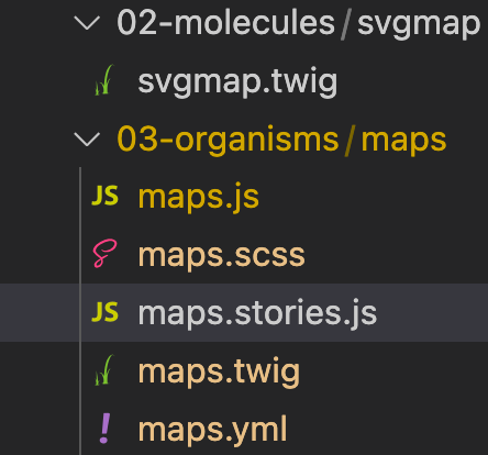 Integrating an SVG Map using Twig in Drupal